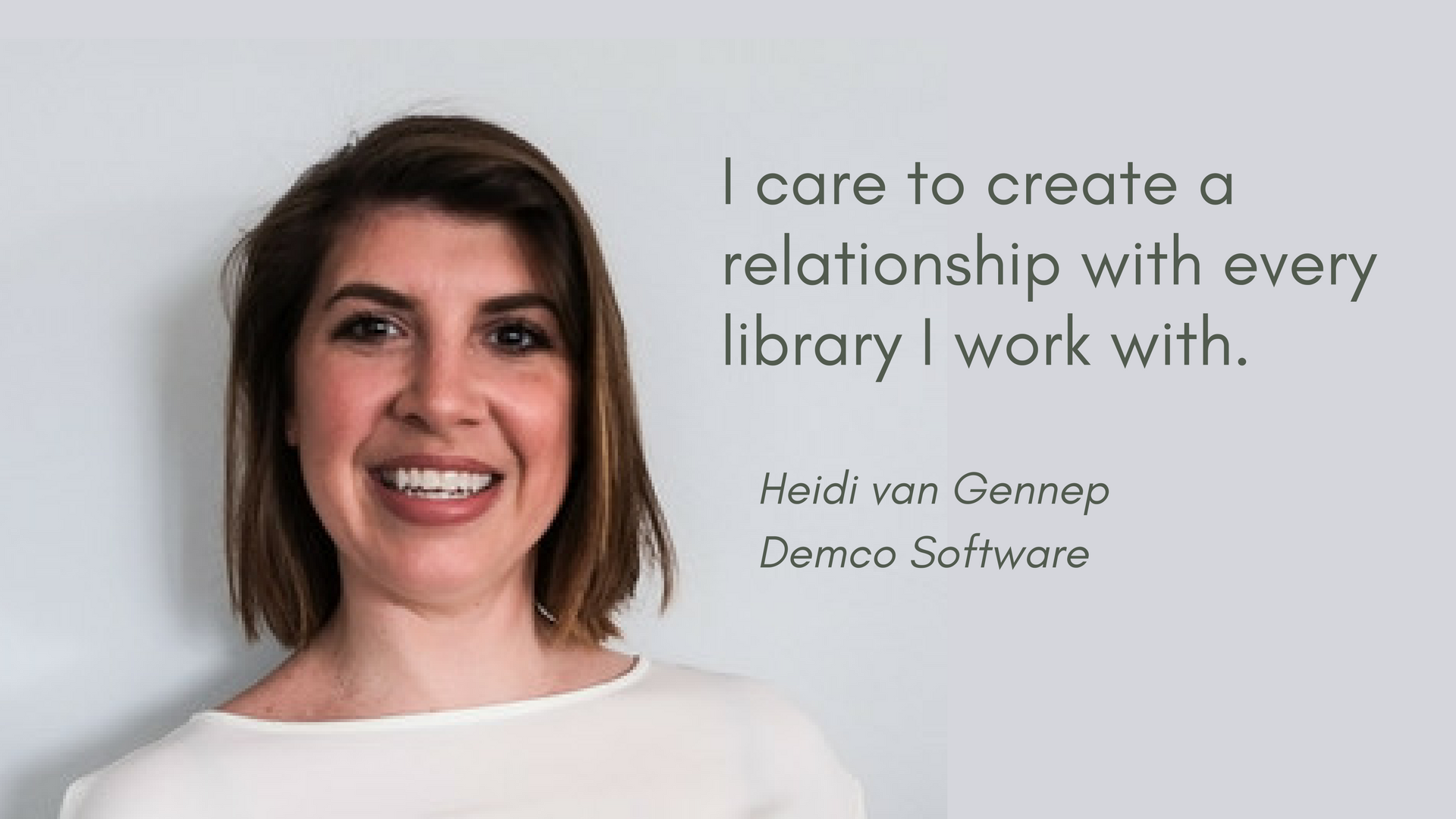 WiLS July 2017 Vendor Partner Interview: Heidi van Gennep, Demco ...